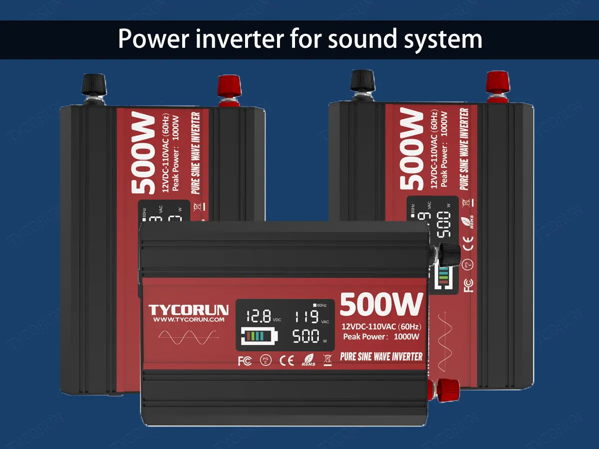 How to choose a power inverter for sound system-Tycorun Batteries
