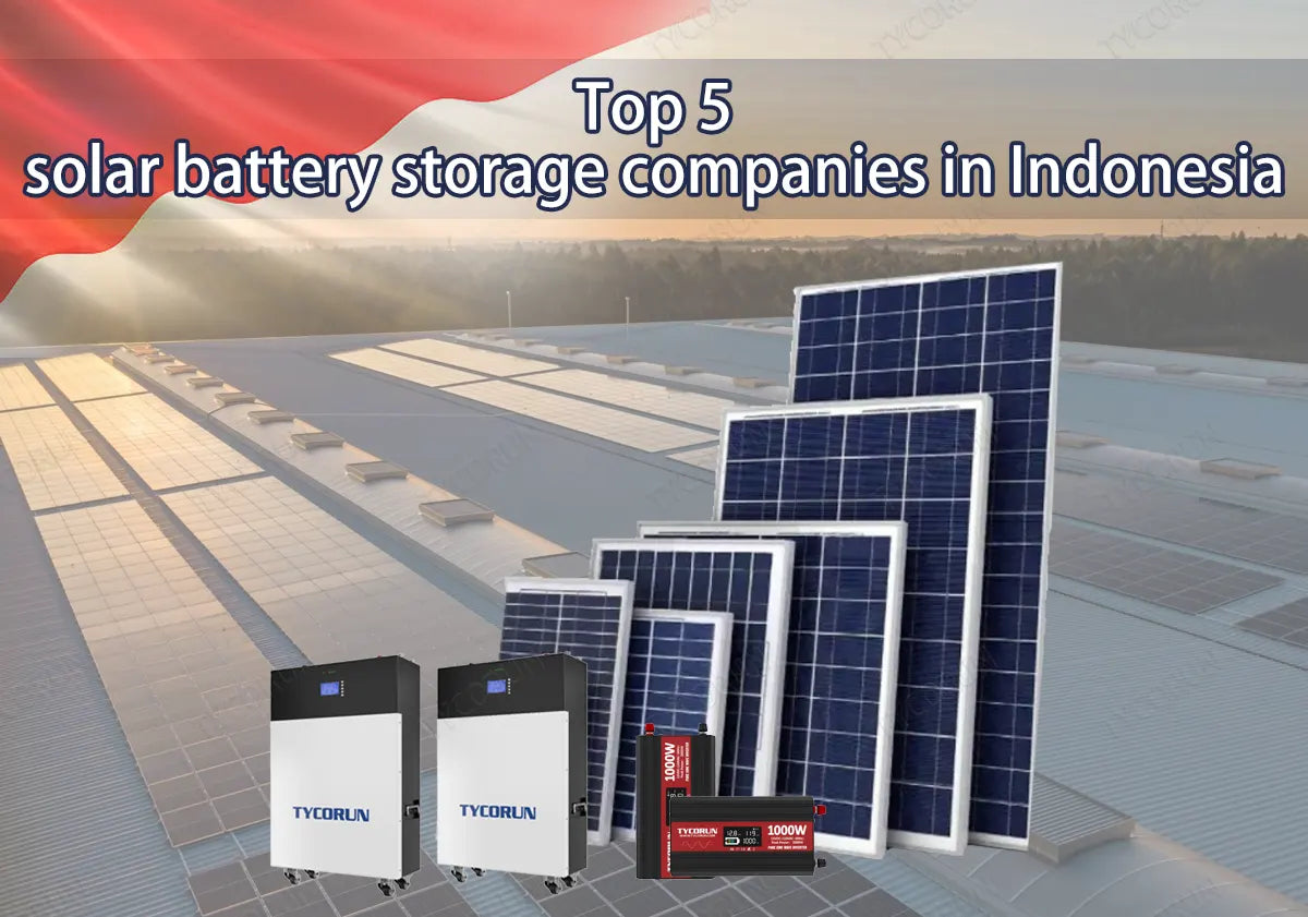 Top 5 solar battery storage companies in Indonesia-Tycorun Batteries
