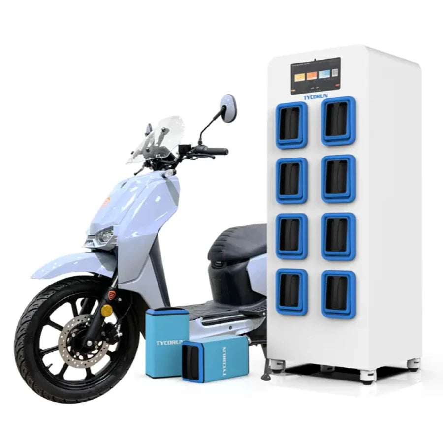 TYCORUN Cheap 60V/72V 4000W Long Range Electric Motorcycle for Adults-Tycorun Batteries