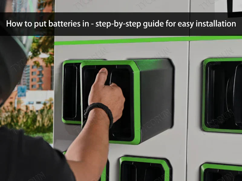 How to put batteries in - step-by-step guide for easy installation ...