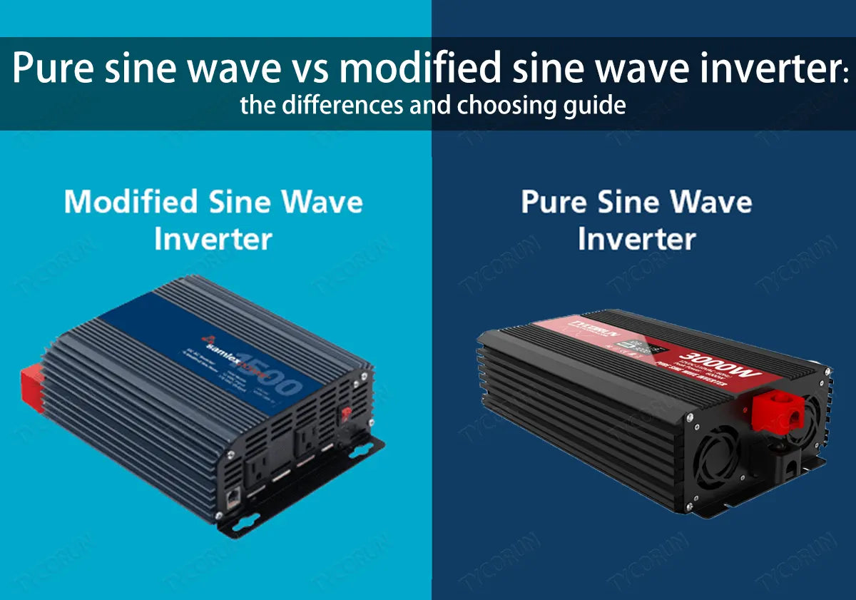 Pure sine wave vs modified sine wave inverter: the differences and choosing guide – TYCORUN