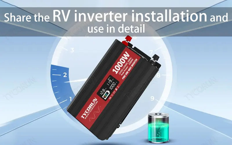 Share the RV inverter installation and use in detail-Tycorun Batteries