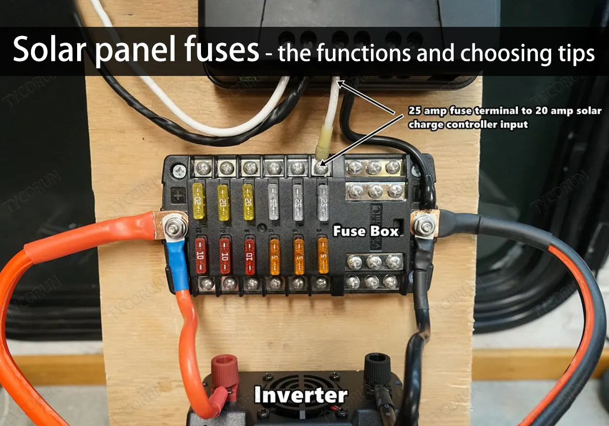 Solar panel fuses - the functions and choosing tips-Tycorun Batteries